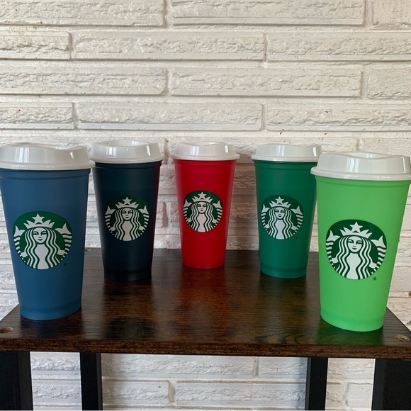 Starbucks | Other | Starbucks Color Changing Hot Drink Cups 5 Cups ...